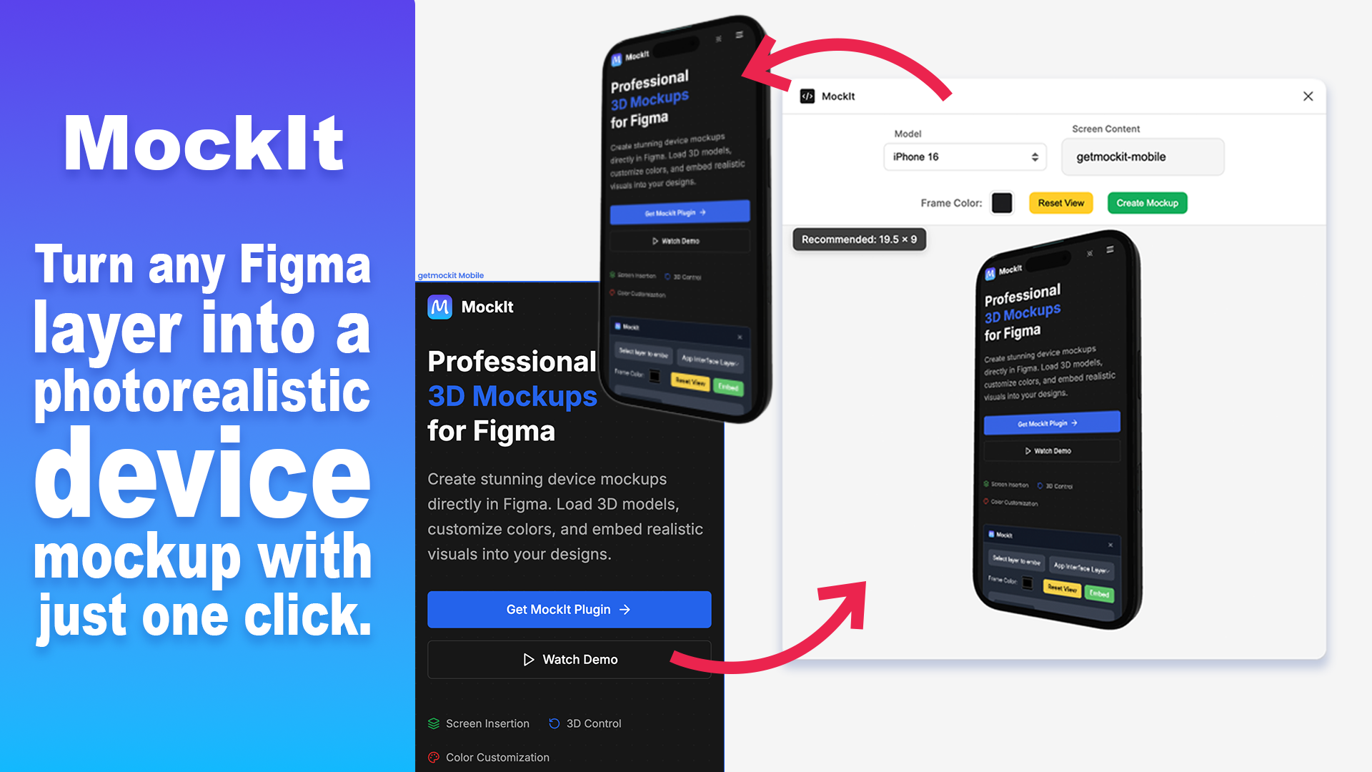 MockIt - 3D Mockups for Figma | Professional Design Tool